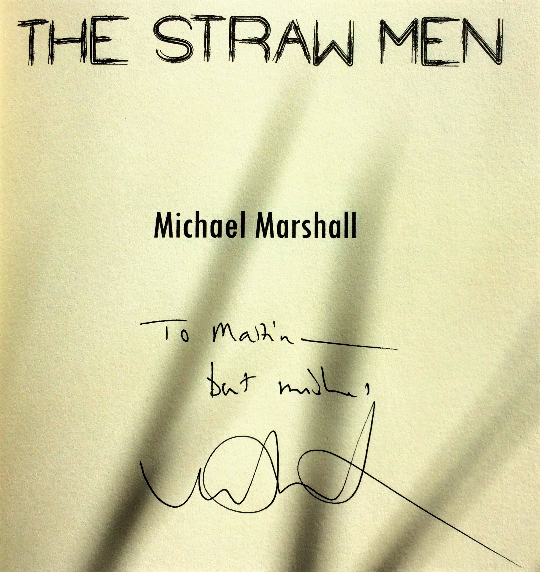BOOK REVIEW – The Straw Men: 10th Anniversary Special Edition by ...
